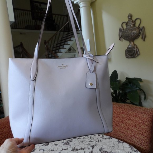kate spade | Bags | New Kate New York Spade Lilac Moon Saffiano Leather ...